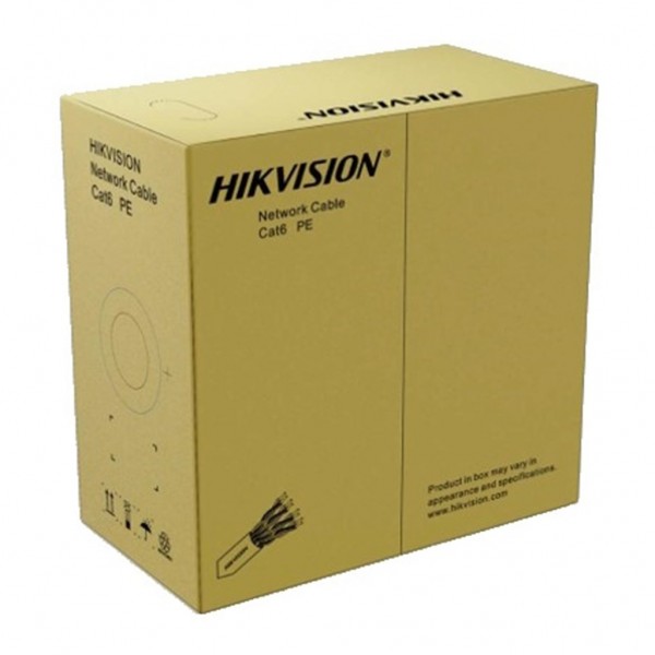 Caja de Cable UTP Exterior Hikvision DS-1LN6OUSPE Cat6e 1000 Pies 100% ...