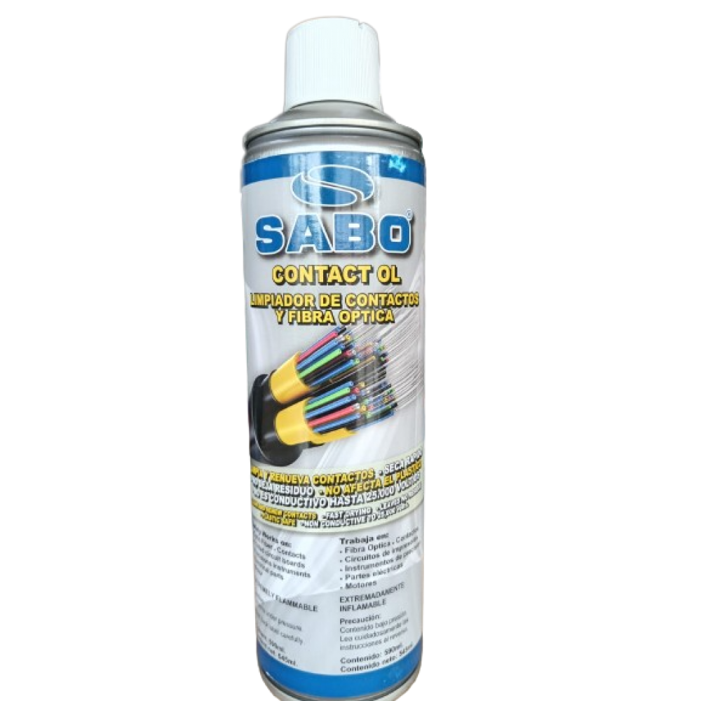 Sabo Contact OL / Limpiador de contactos y fibra optica. / Limpia y renueva contactos, seca ...