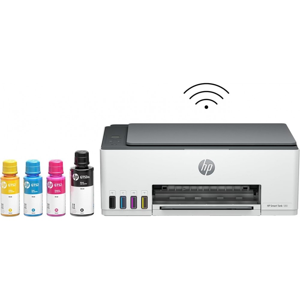 Impresora HP multifuncional Ink Tank 580 con sistema de tinta continuo ...