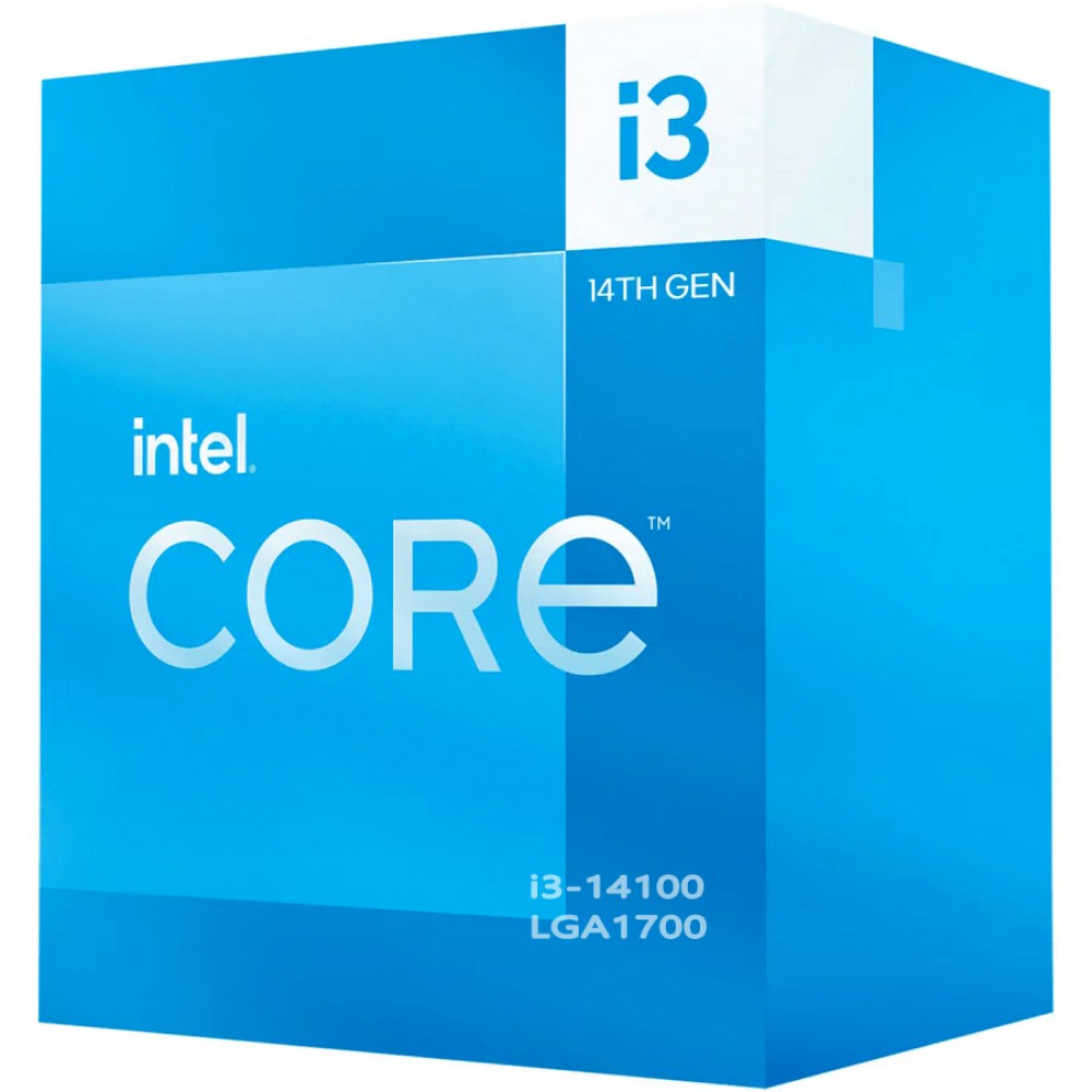 Intel Core i3-14100 4.70Ghz QC 12MB Cache LGA1700/ 4 Nucleos/ UHD ...