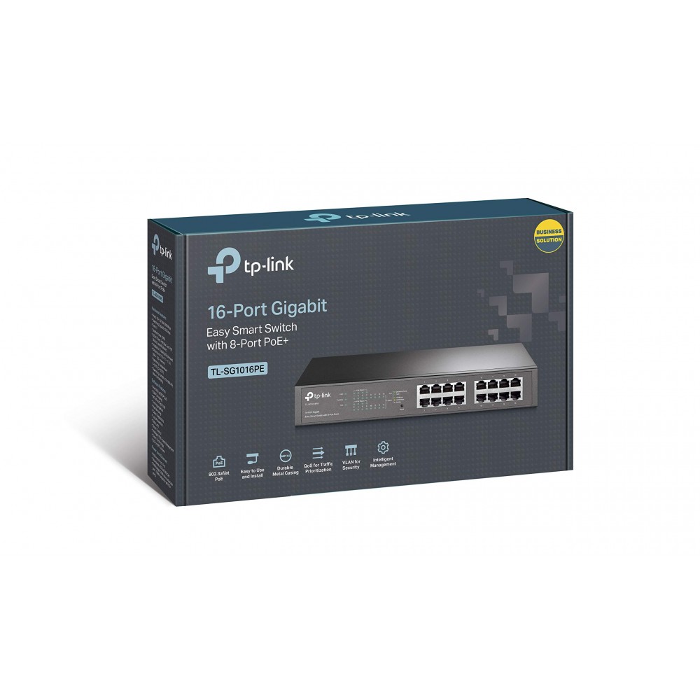 Switch TP-Link TL-SG1016PE 16 Puerto Gigabit / 8 puertos PoE+