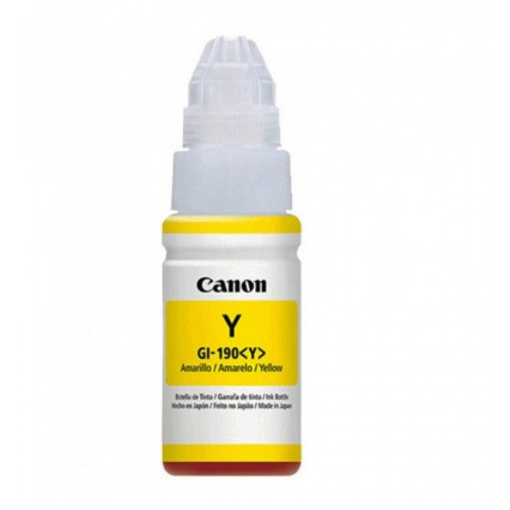 Botella de Tinta Canon GI-190Y Yellow