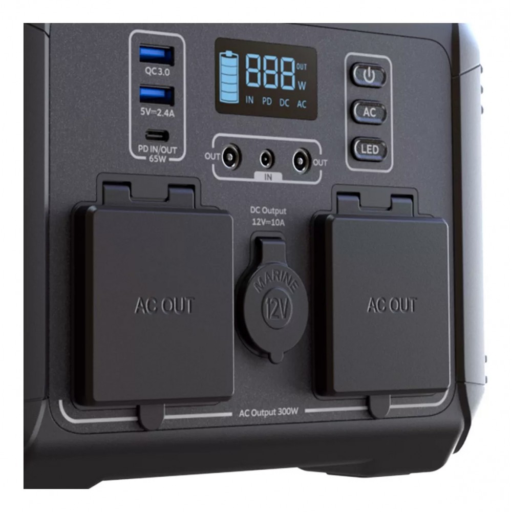 Forza Titan Series FPP-T300 / Battery Backup / 300 Watts AC 110/120 V ...