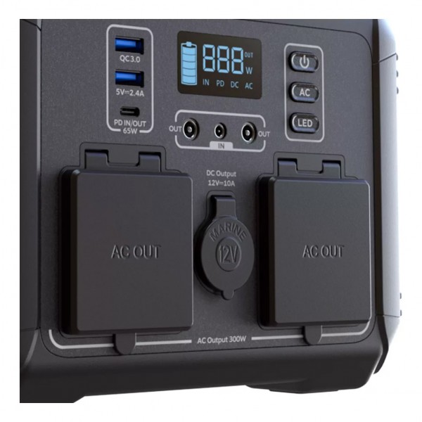 Forza Titan Series FPP-T300 / Battery Backup / 300 Watts AC 110/120 V ...